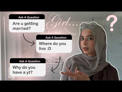 Answering Your NOSEY Questions || Marriage, Hijab, Uni 𐙚⋆.˚