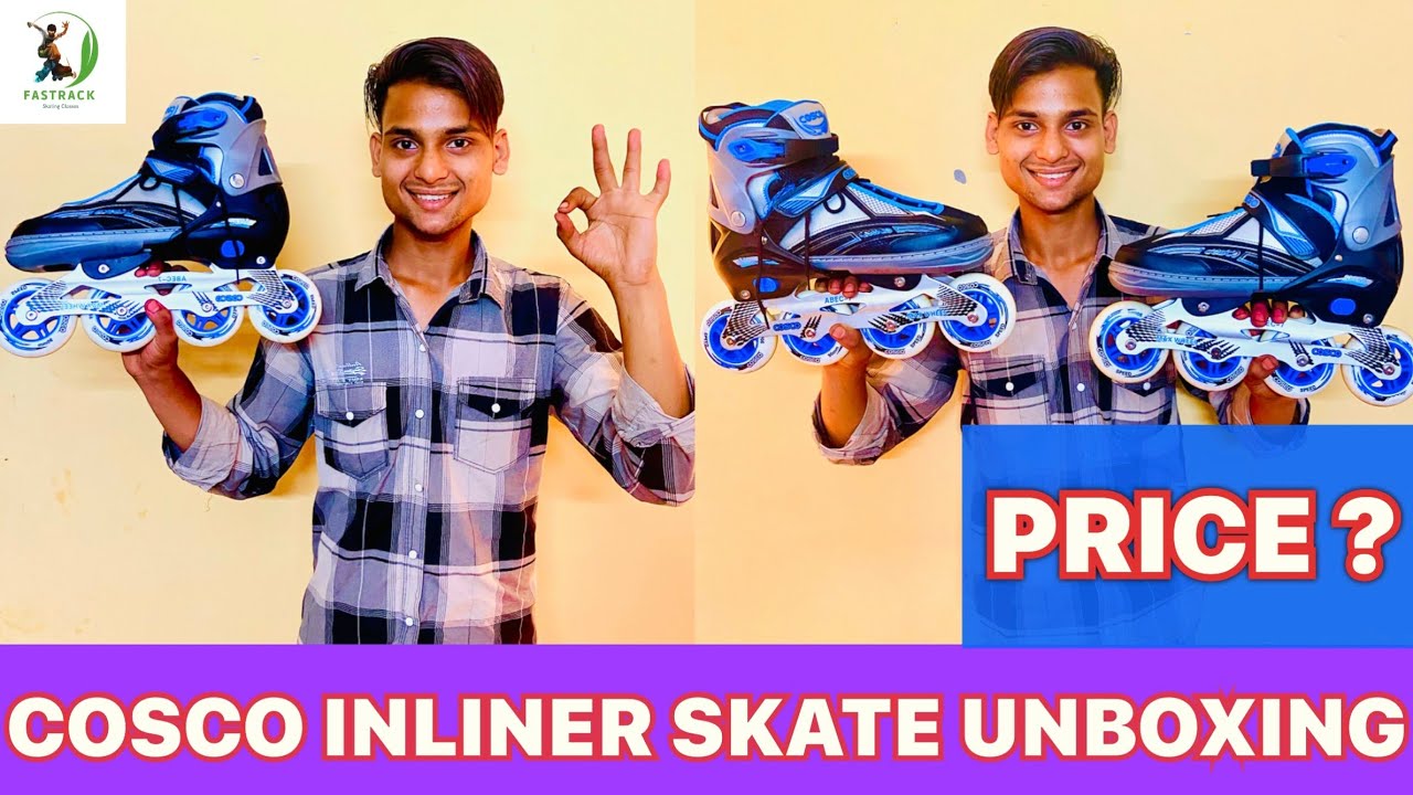 COSCO INLINER SKATES UNBOXING 🤩😱| FAST TRACK SKATING| - YouTube