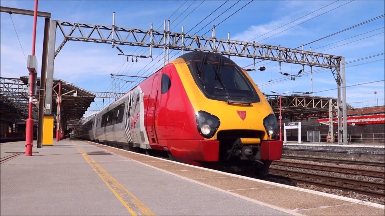 Virgin Trains Class 221 Super Voyager departs Crewe *HD* - YouTube