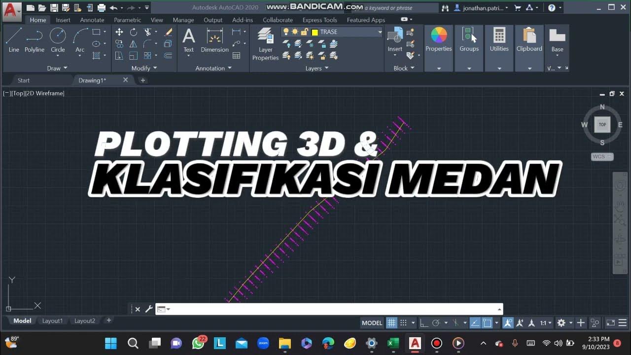 Tutorial Desain Geometrik Jalan : Plot Koordinat di Civil 3D dan Penentuan Klasifikasi Medan (2 ...