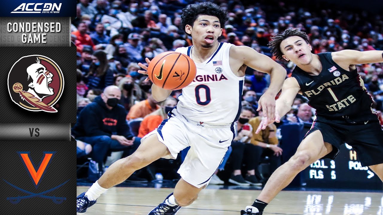 Florida State vs. Virginia Condensed Game | ACC Men’s Basketball (2021 ...