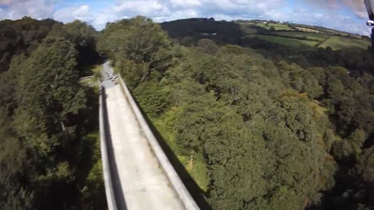 FPV Quadcopter Magpie Viaduct, Horrabridge, Devon UK - YouTube