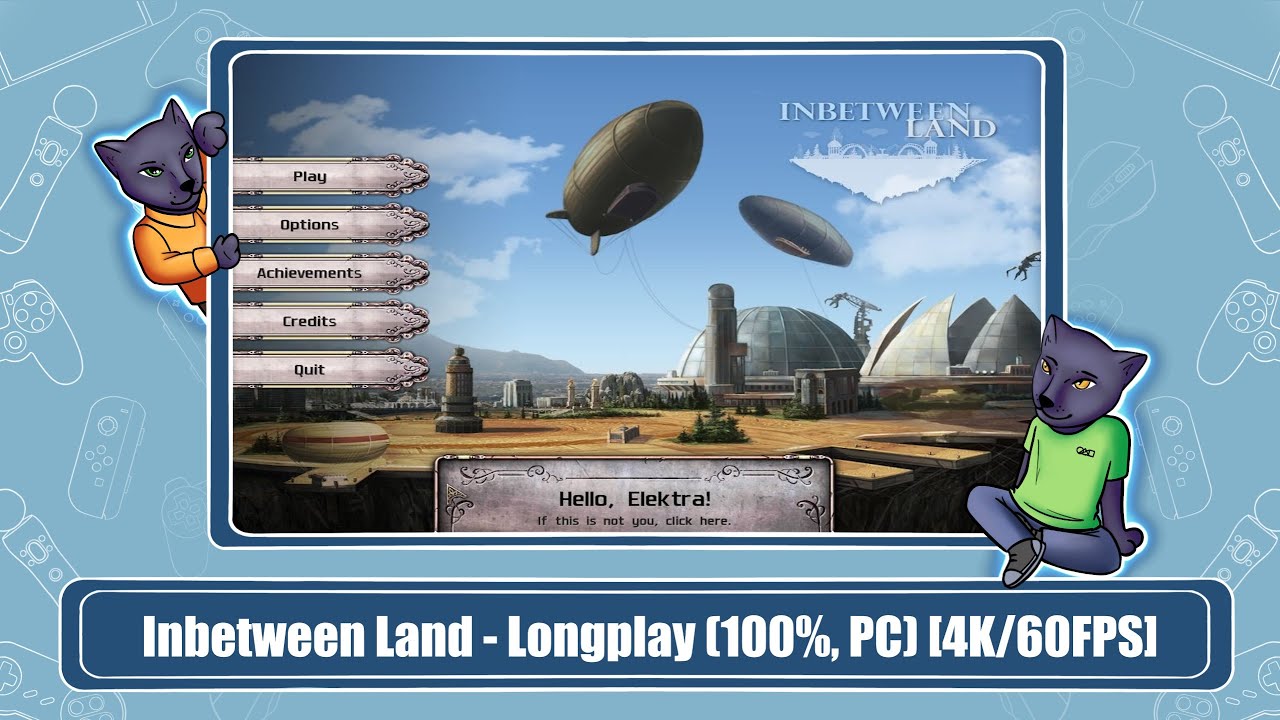 Inbetween Land - Longplay (100%, PC) [4K/60FPS] - YouTube
