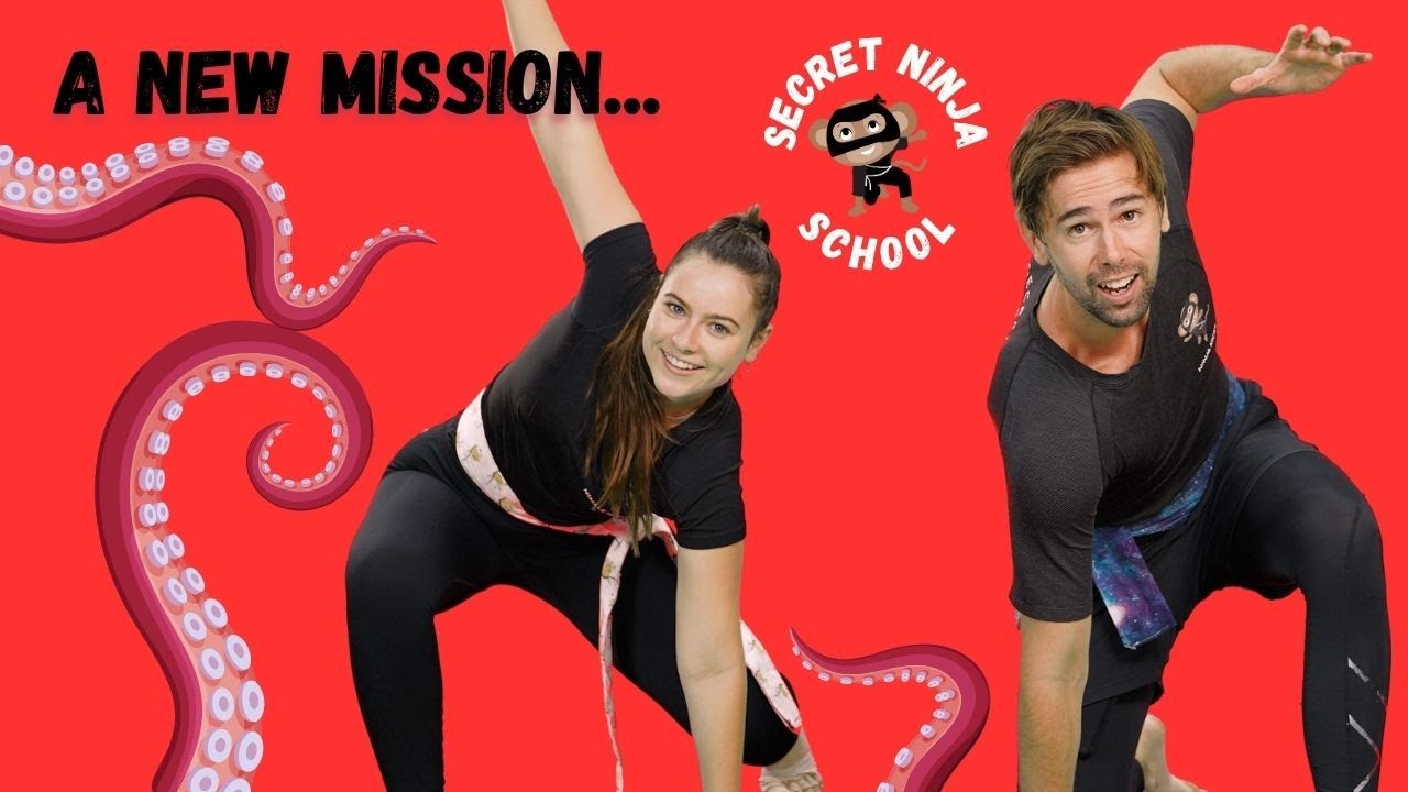"The Ancient Map" | Brain Break | A Secret Ninja School Adventure - YouTube