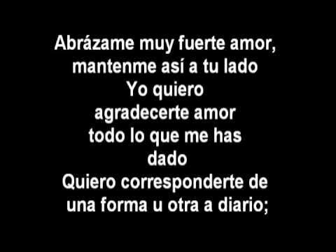 Juan Gabriel - Abrazame Muy Fuerte Letra - YouTube