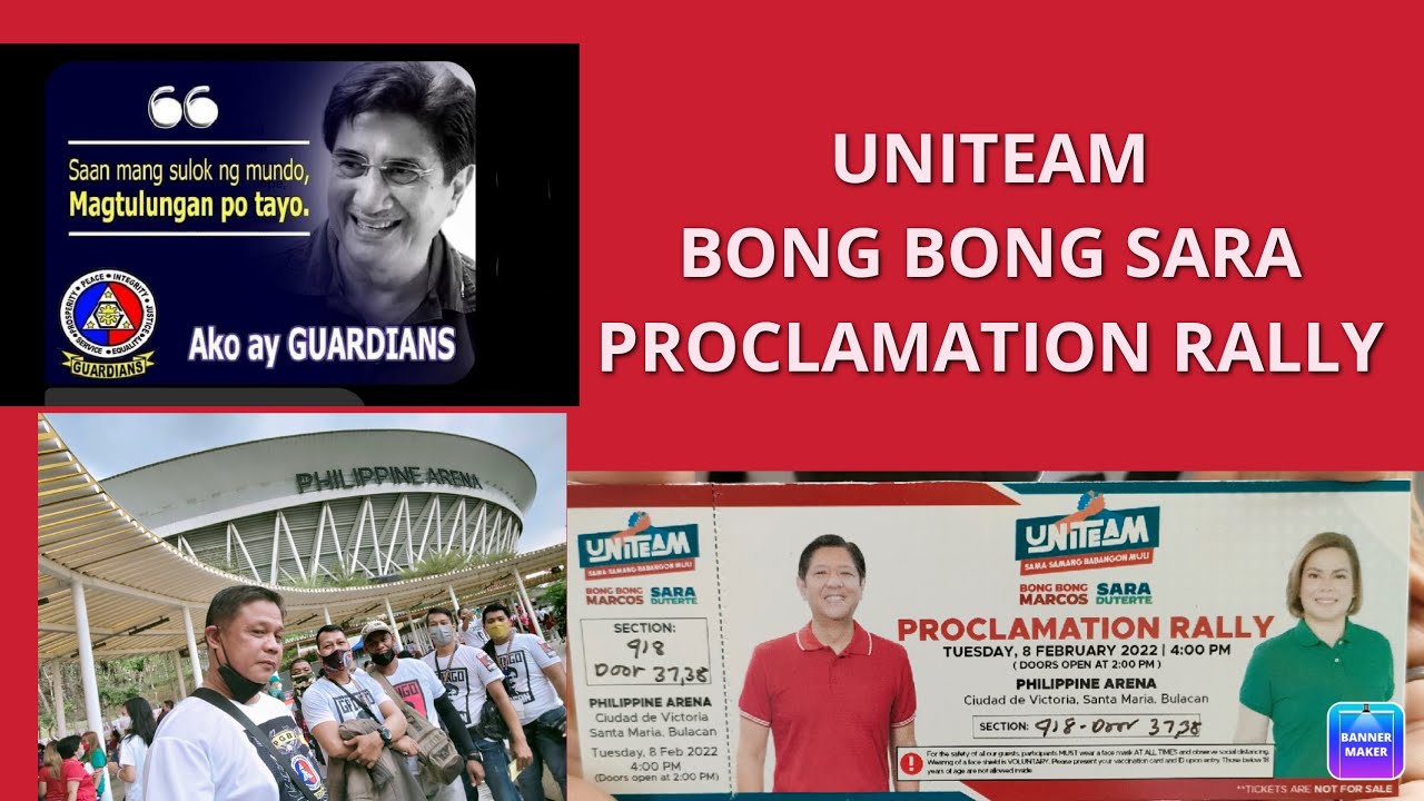 BBM SARA UNITEAM Proclamation Rally IJrichHunters tv - YouTube