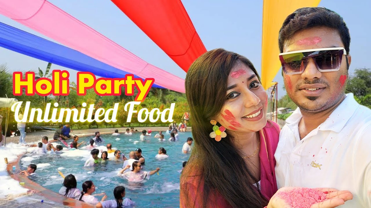 Celebrating Holi Party at a Lovely Resort in Kolkata | Holi Special ...