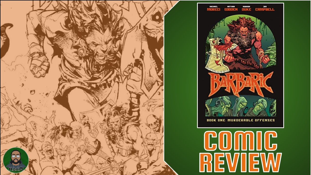 COMIC REVIEW | BARBARIC VOL. 1: MURDERABLE OFFENSES - YouTube
