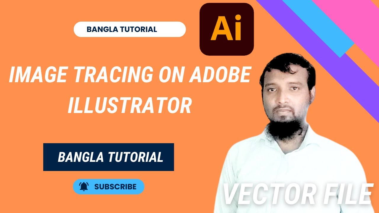 How to do image tracing on adobe illustrator - YouTube