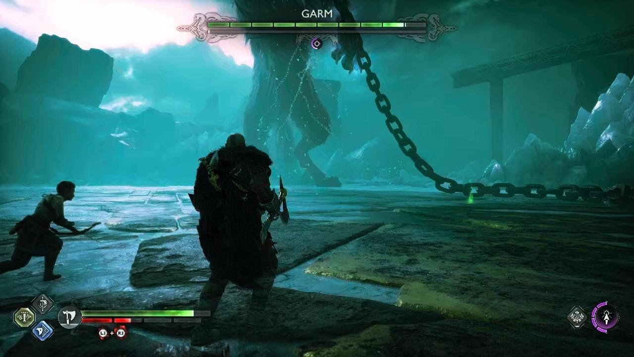 Captainmester😏Gow Ragnarök New game+.Garm boss fight.No hit,max ...