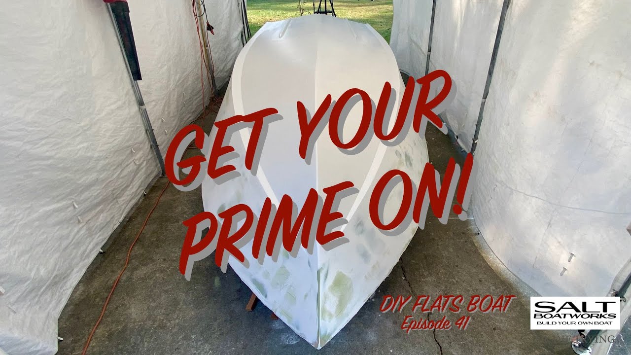 41.DIY Boat Building: Fairing the Strakes to Prime - YouTube