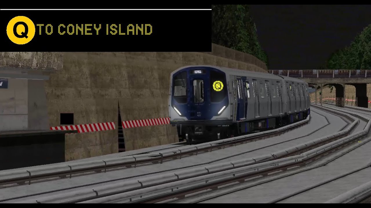 OpenBVE 2024 Thanksgiving Special: The R211A Q Train To Coney Island ...