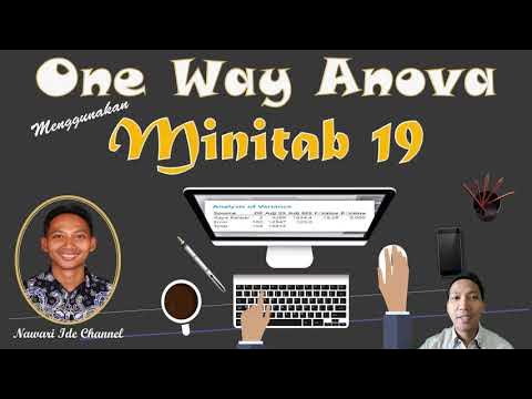 One Way Anova Menggunakan Minitab 19 - YouTube