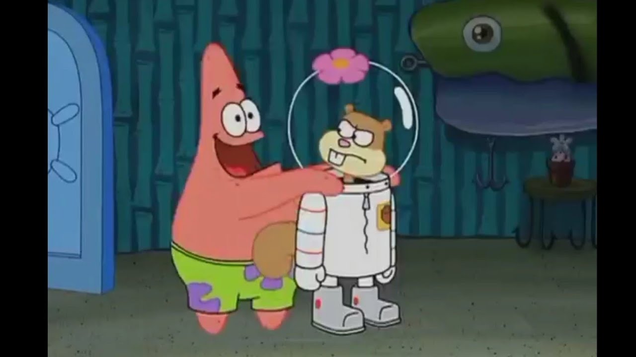 Hey Spongebob - Patrick climbs Sandy - YouTube