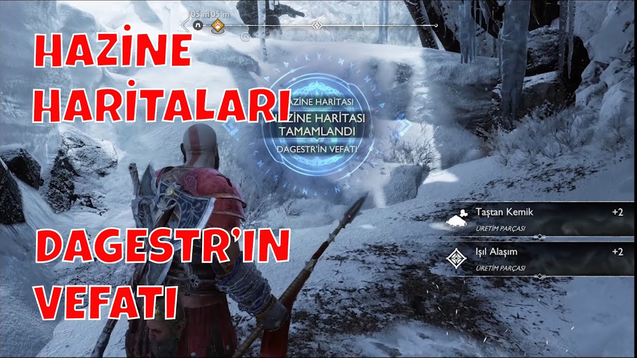 God Of War Ragnarok - Dagestr'ın Vefatı (Hazine Haritaları) - YouTube