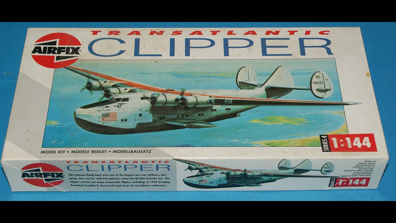 Airfix China Clipper Model Build - YouTube