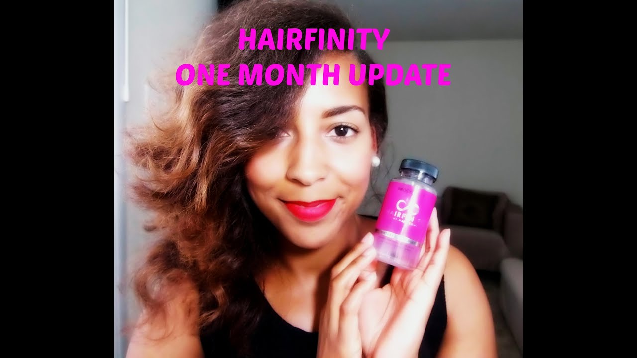 Hairfinity - One Month Update + Length Check - YouTube