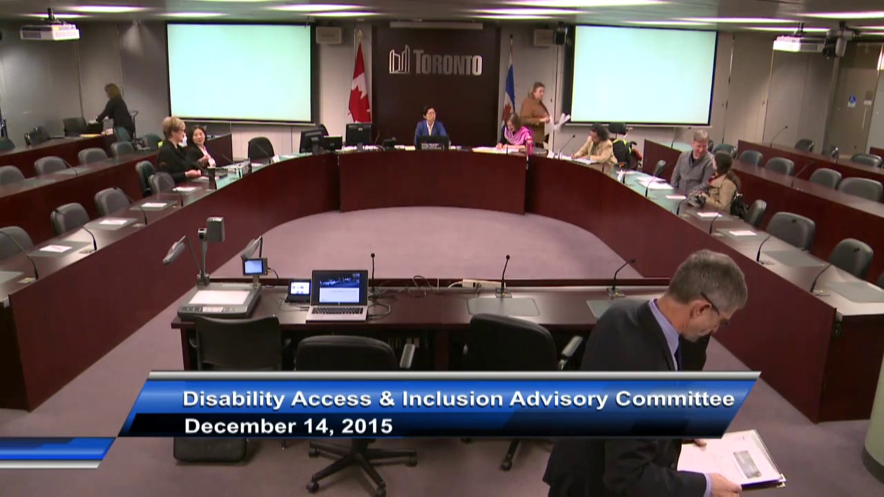Disability Access and Inclusion Advisory Committee - YouTube