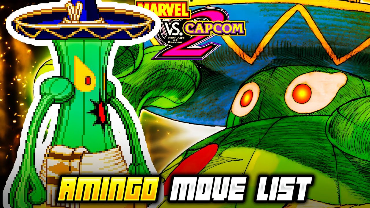 AMINGO MOVE LIST - Marvel vs. Capcom 2: New Age of Heroes (MvC2) - YouTube