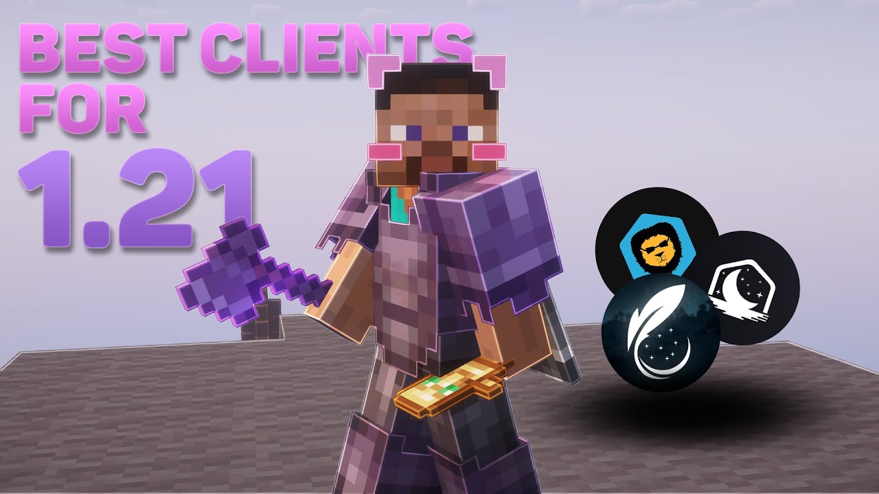 BEST Minecraft PVP Clients for 1.21 - YouTube