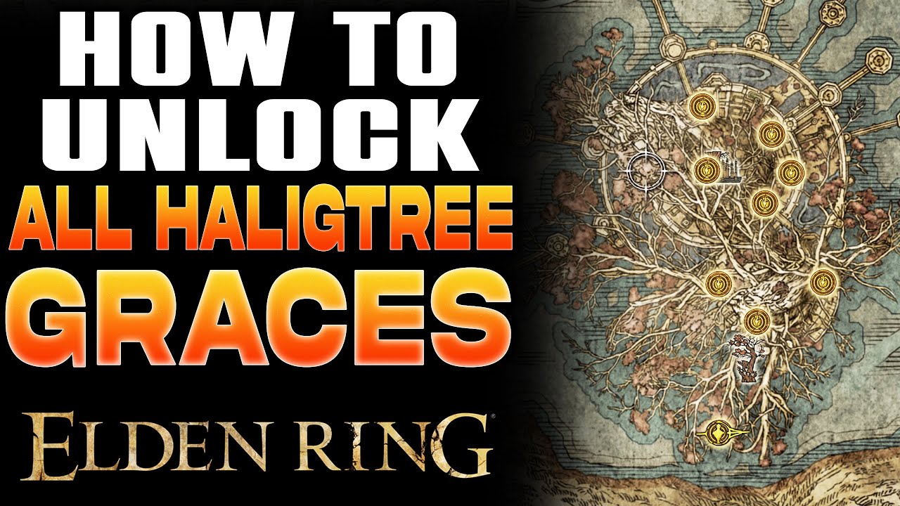 Elden Ring : How To Unlock All HALIGTREE GRACES | How To Get Secret ...