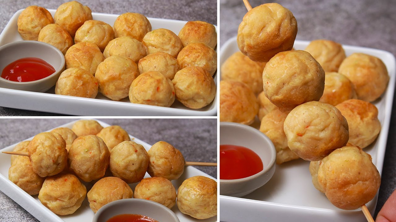 Chicken Ball Recipe | Quick Chicken Snacks Recipe | Easy chicken ball ...