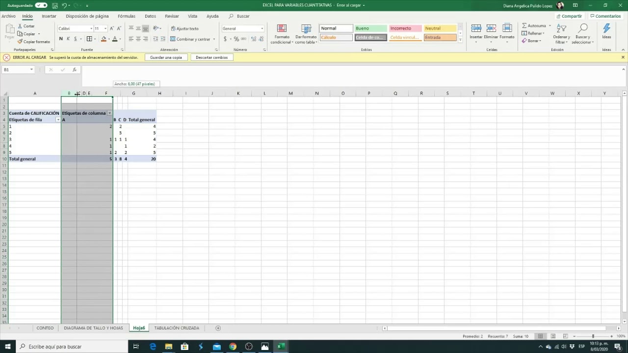 TABULACIÓN CRUZADA CUALITATIVAS - YouTube