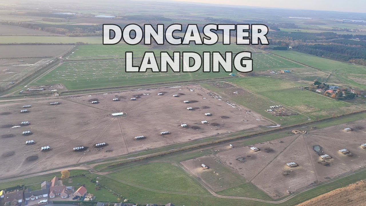 DONCASTER LANDING - ROBIN HOOD AIRPORT , UK 4K - YouTube