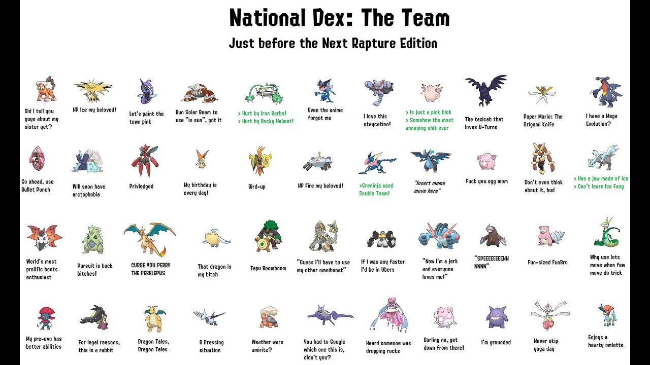 The OP Nat Dex legendary team remains Undaunted!! - YouTube