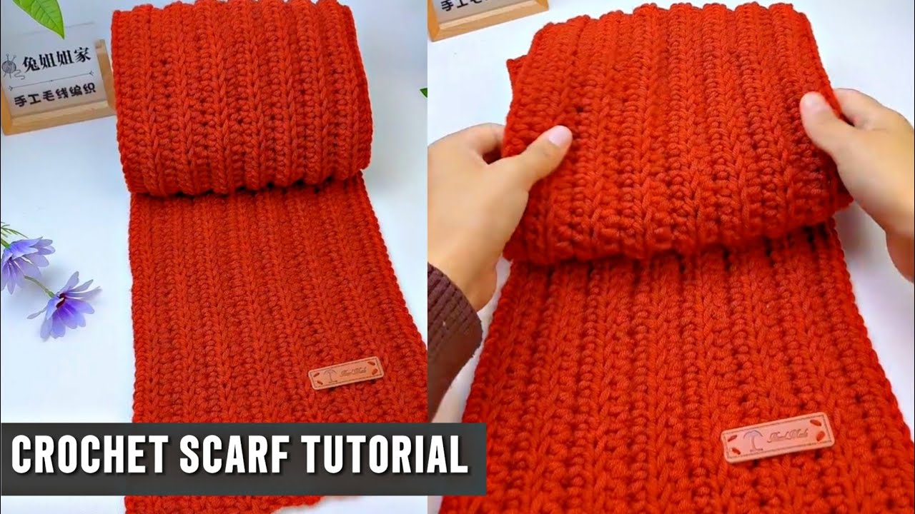 Easy Crochet Scarf Tutorial | Beginner Friendly - YouTube