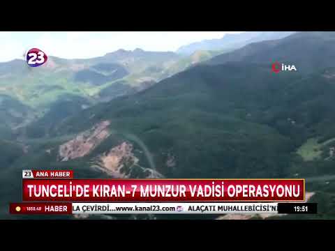 TUNCELİ'DE KIRAN-7 MUNZUR VADİSİ OPERASYONU