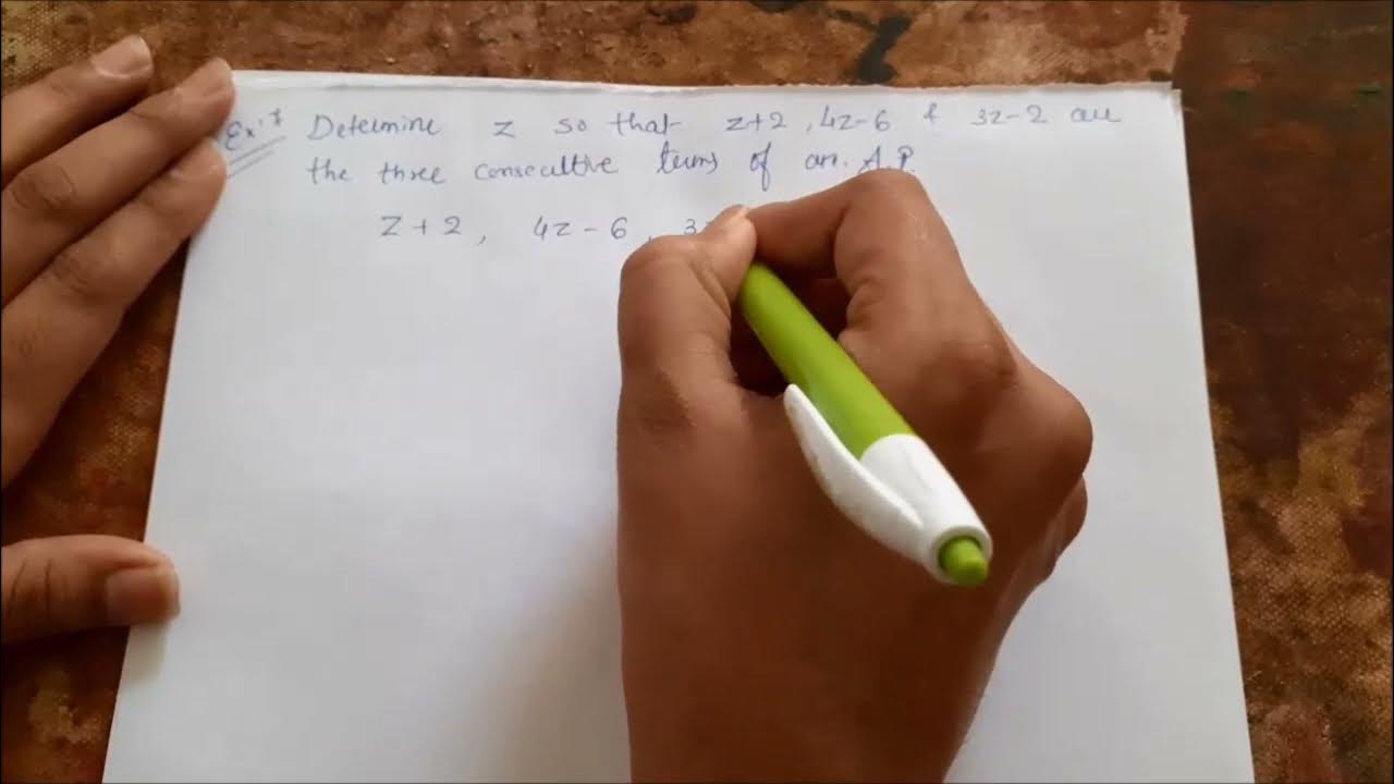 Arithmetic Progression | Example 7 | Example 8 (1 & 2) - YouTube