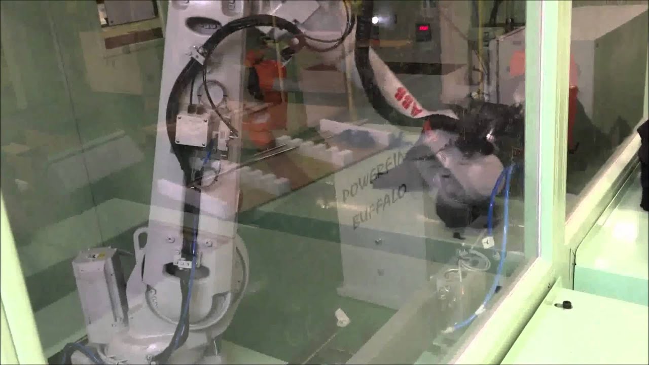 Powerfin Buffalo Polisher - Robotic Application - YouTube
