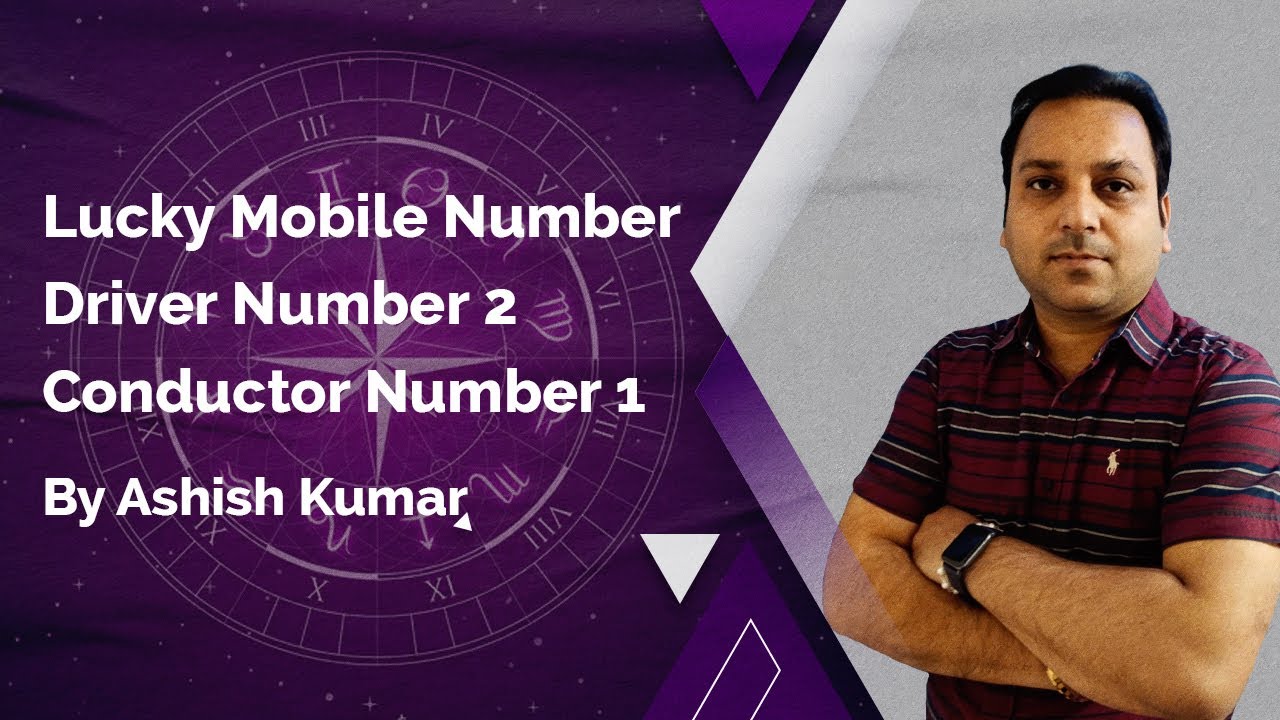 Mobile number numerology #drivernumber2 #conductornumber1 - YouTube