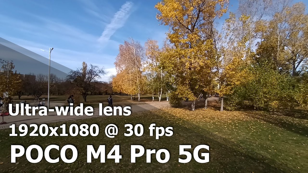 POCO M4 Pro 5G - FHD (1080p) 30 fps ultra-wide camera video sample