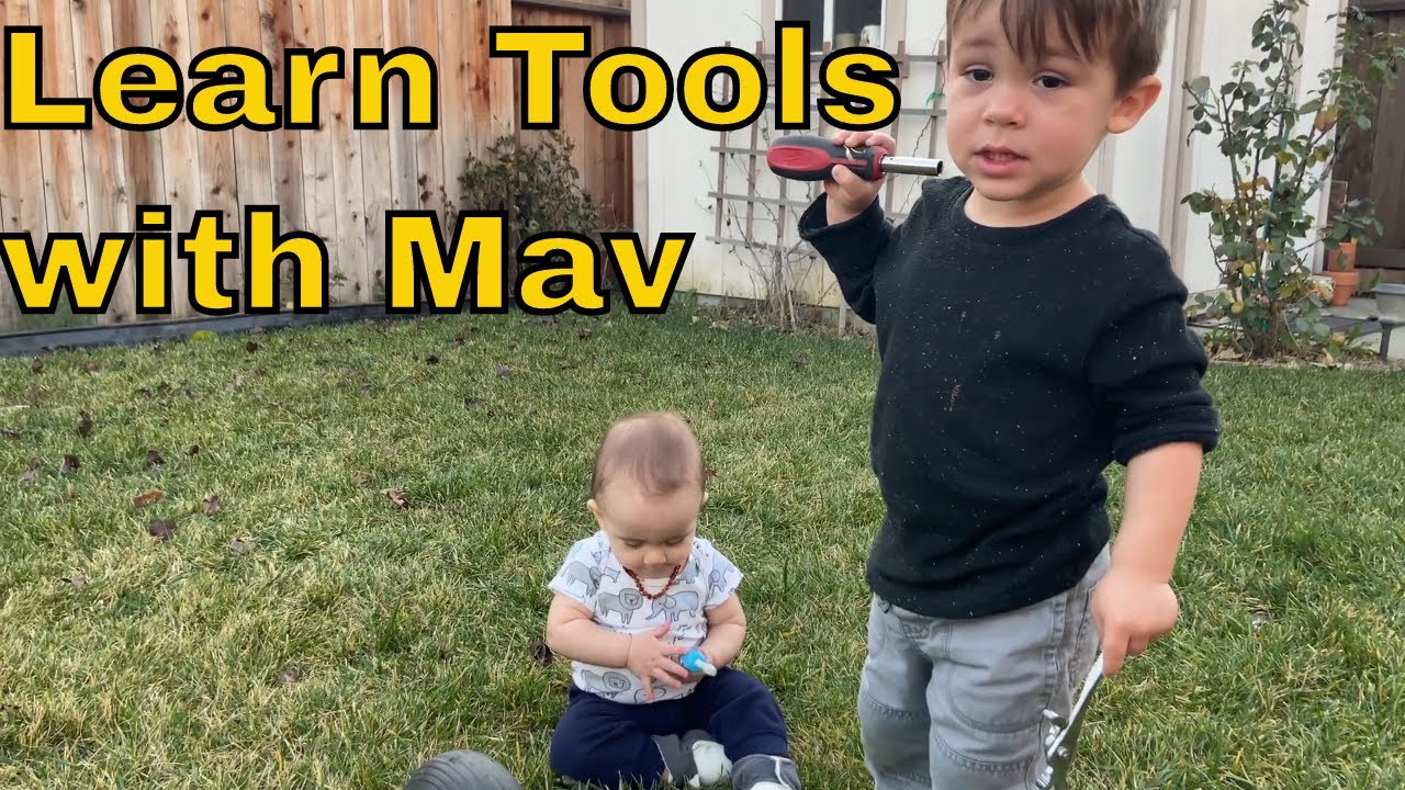Tools for Toddlers. Learn tool names and functions with Maverick - YouTube
