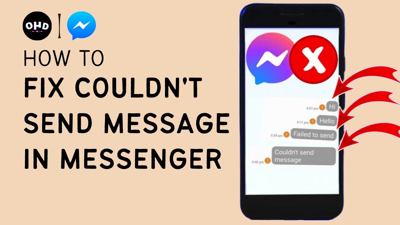 📩 HOW TO FIX Couldn't Send Message in Messenger | Message Not Sending Problem (2023) 🚀 - YouTube