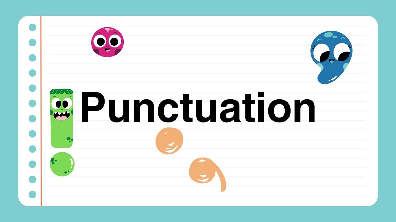 Punctuation|| Punctuation Marks|| .,?!:;|| - YouTube