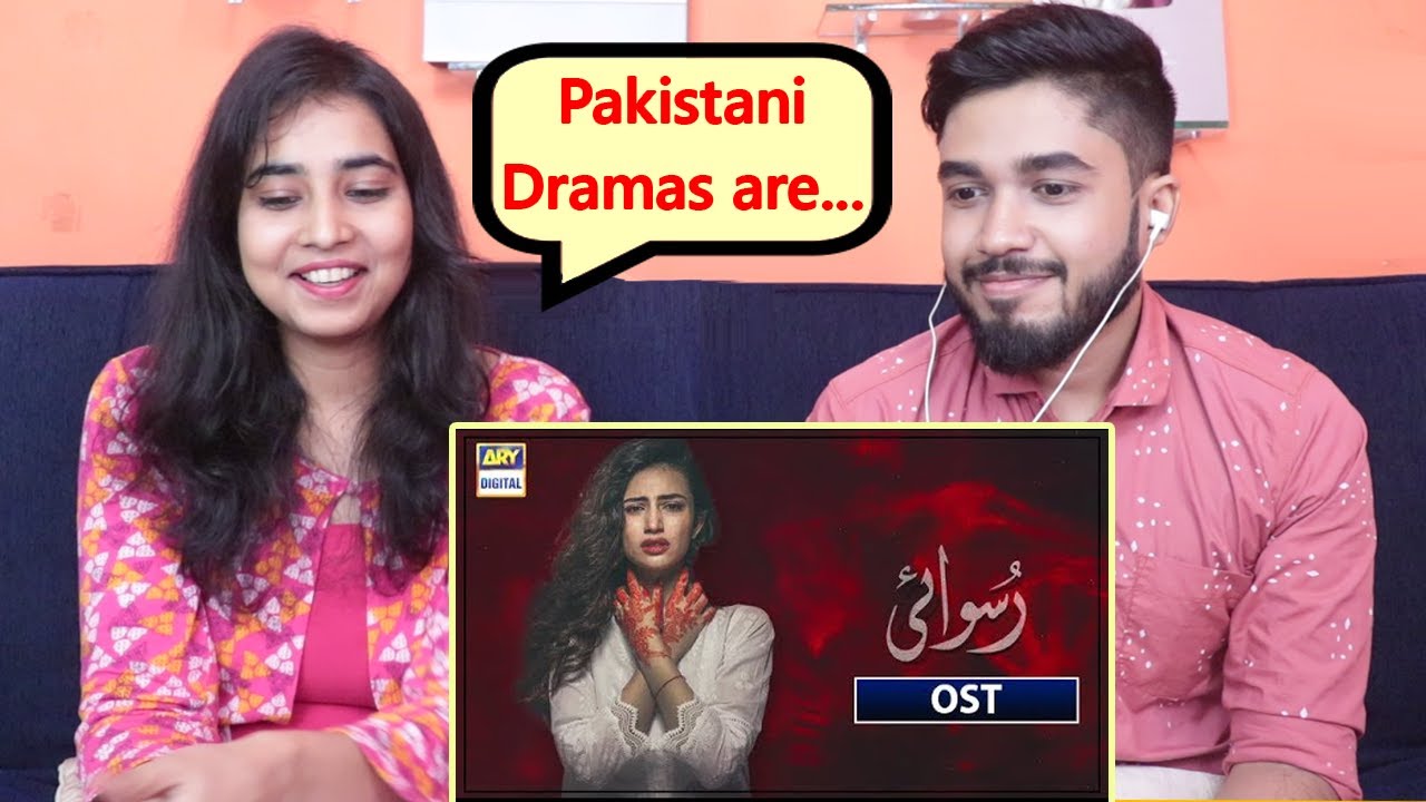 INDIANS react to Ruswai OST | Sana Javed & Mikaal Zulfiqar | ARY ...