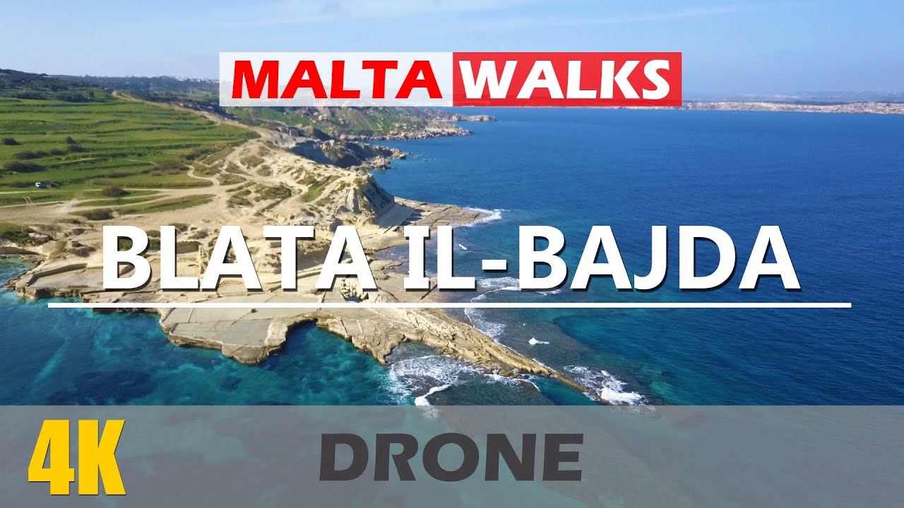 [4K] Blata Il-Bajda (The White Rock) - YouTube