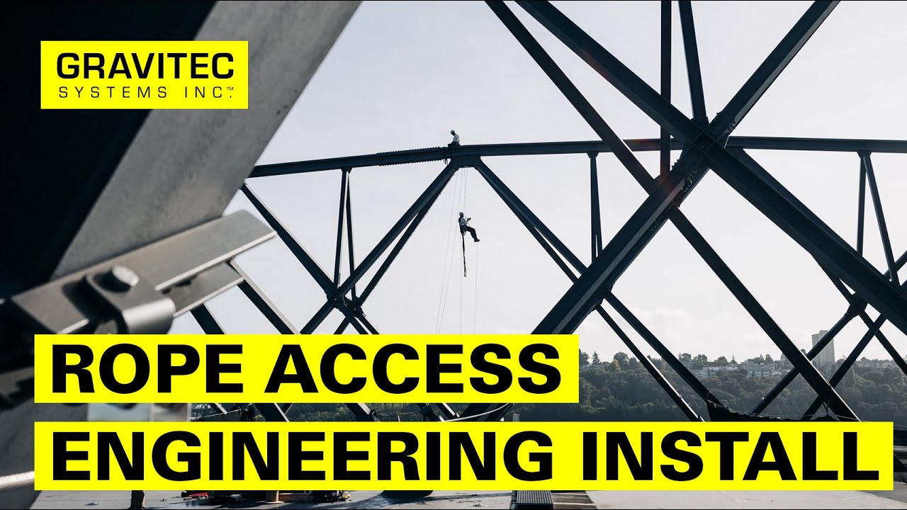 Rope Access Engineering Install - YouTube
