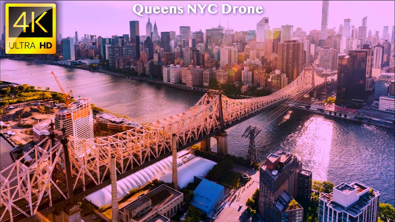 Queens New York City (NYC) - 4K UHD Drone Video - YouTube