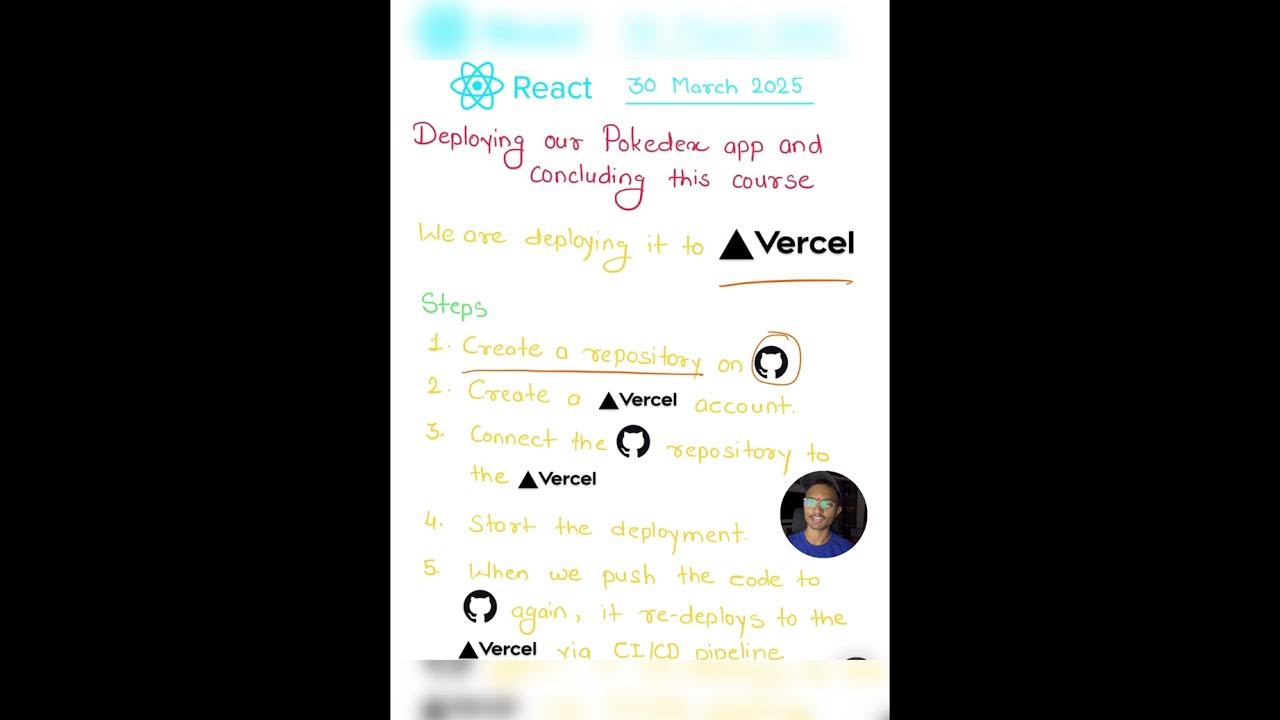 Deploying ReactJS app to the Vercel - YouTube