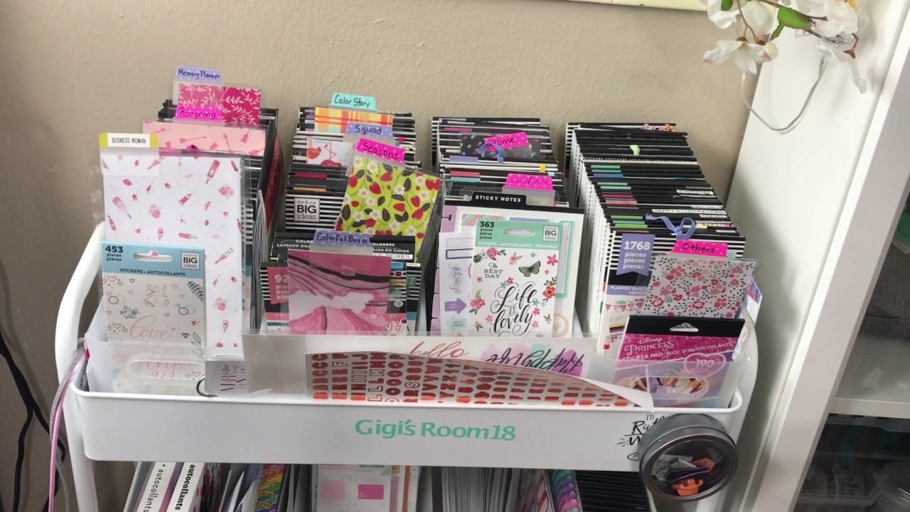 Ideas On How I Organize My Happy Planner Stickers YouTube Ideas On How I Organize My Happy Planner Stickers YouTube