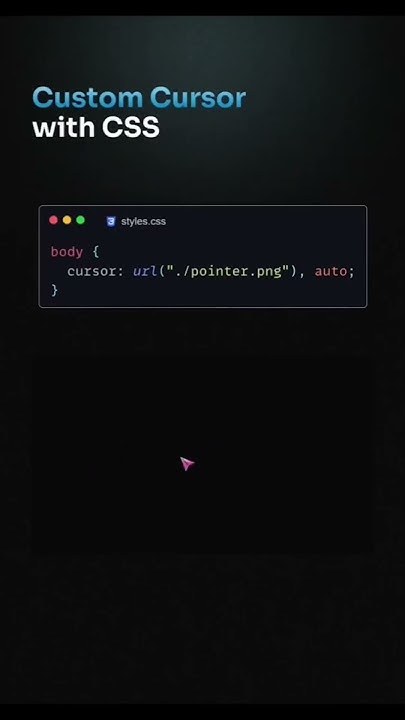 Implement Custom Cursor With Cssprogrammingjavascript Html Css Webdevelopmentdeveloper