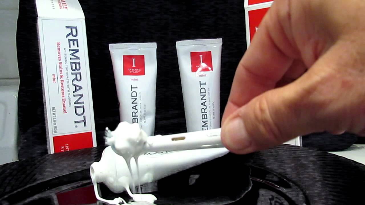 Ain't No Paste In The Rembrandt Toothpaste 001.MOV - YouTube