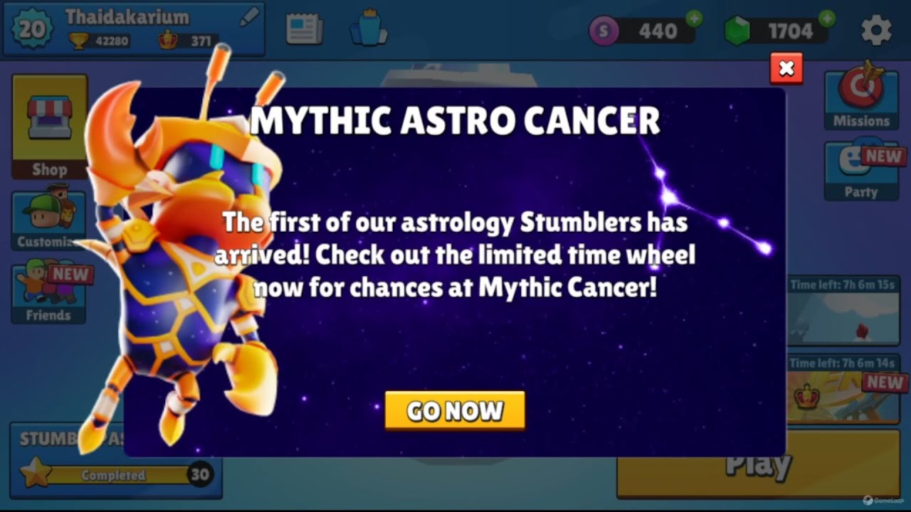 Stumble Guys - Ruleta Astro Cancer - YouTube