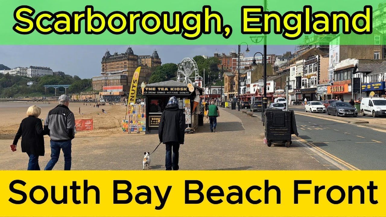 Beautiful Scarborough Beach and Promenade - South Bay | North Yorkshire ...
