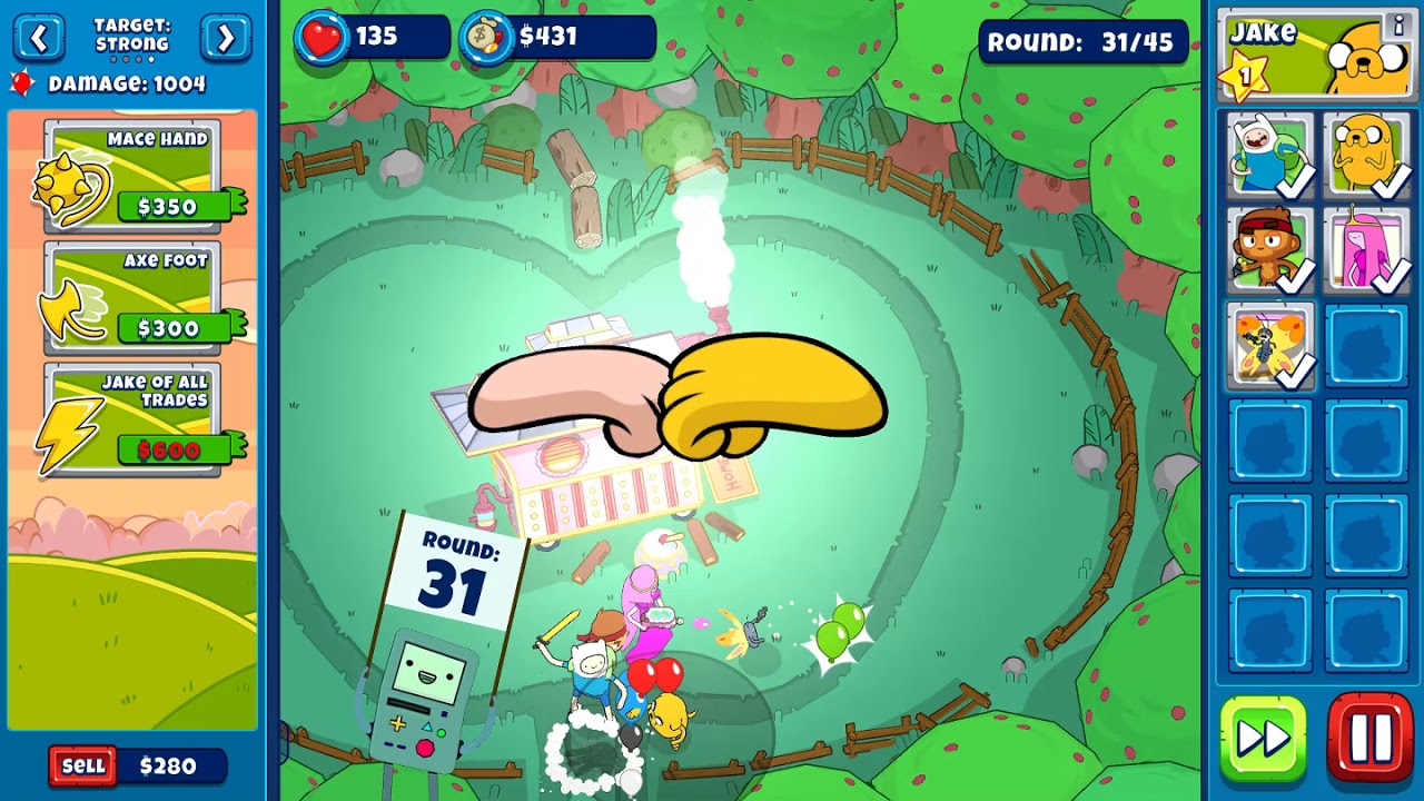 Bloons Adventure TIme Tree Trunks' House Hard Mode - YouTube