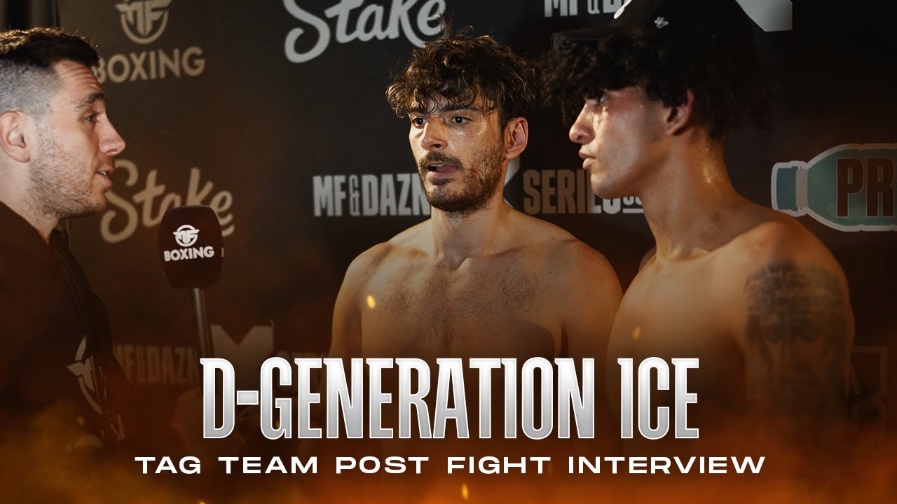 D-GENERATION ICE TAG TEAM POST FIGHT INTERVIEW | X SERIES 005 - YouTube